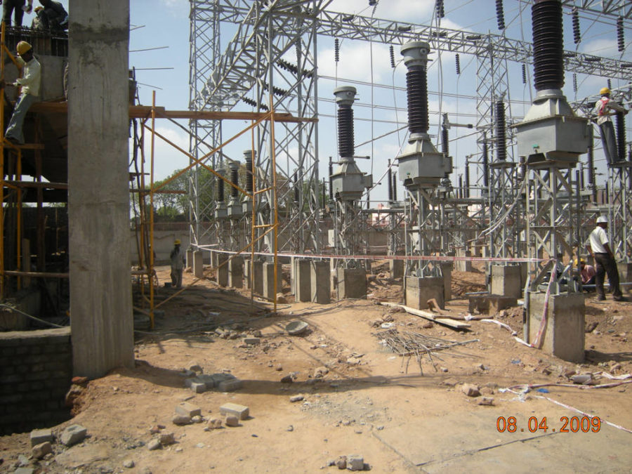 Switchyard & Control Room at Dudheshwar Sub-station | P C Snehal Group